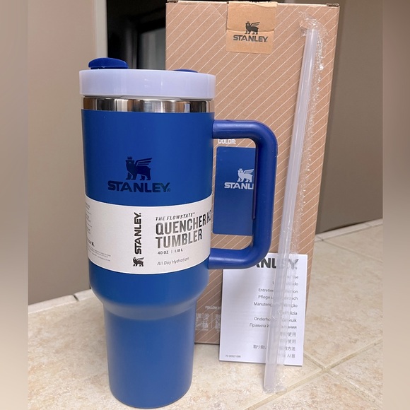 Stanley | Dining | Low Startnib Stanley Blue 4oz Flowstate Tumbler ...